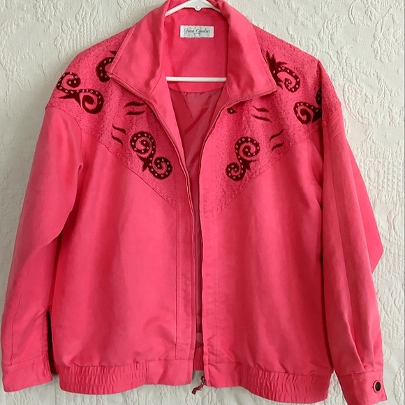 great cavalier | Jackets & Coats | Vintage Great Cavalier Jacket Pink ...